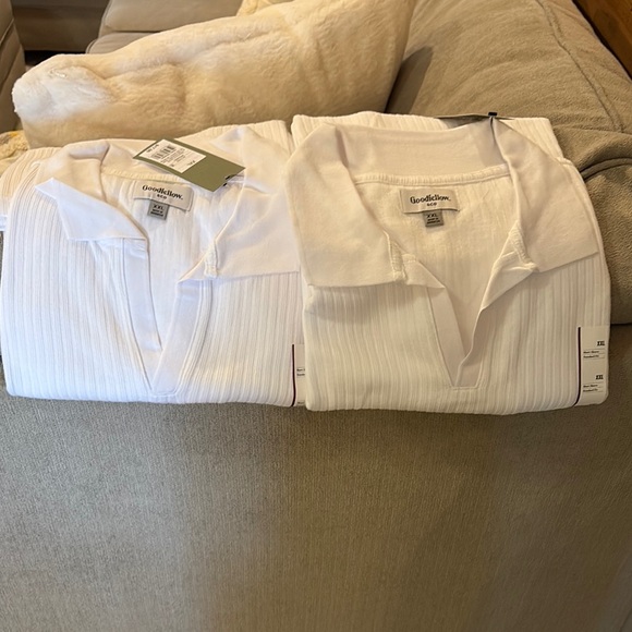 Goodfellow & Co | Shirts | Nwt Set Of Two Goodfellow Co Textured White ...